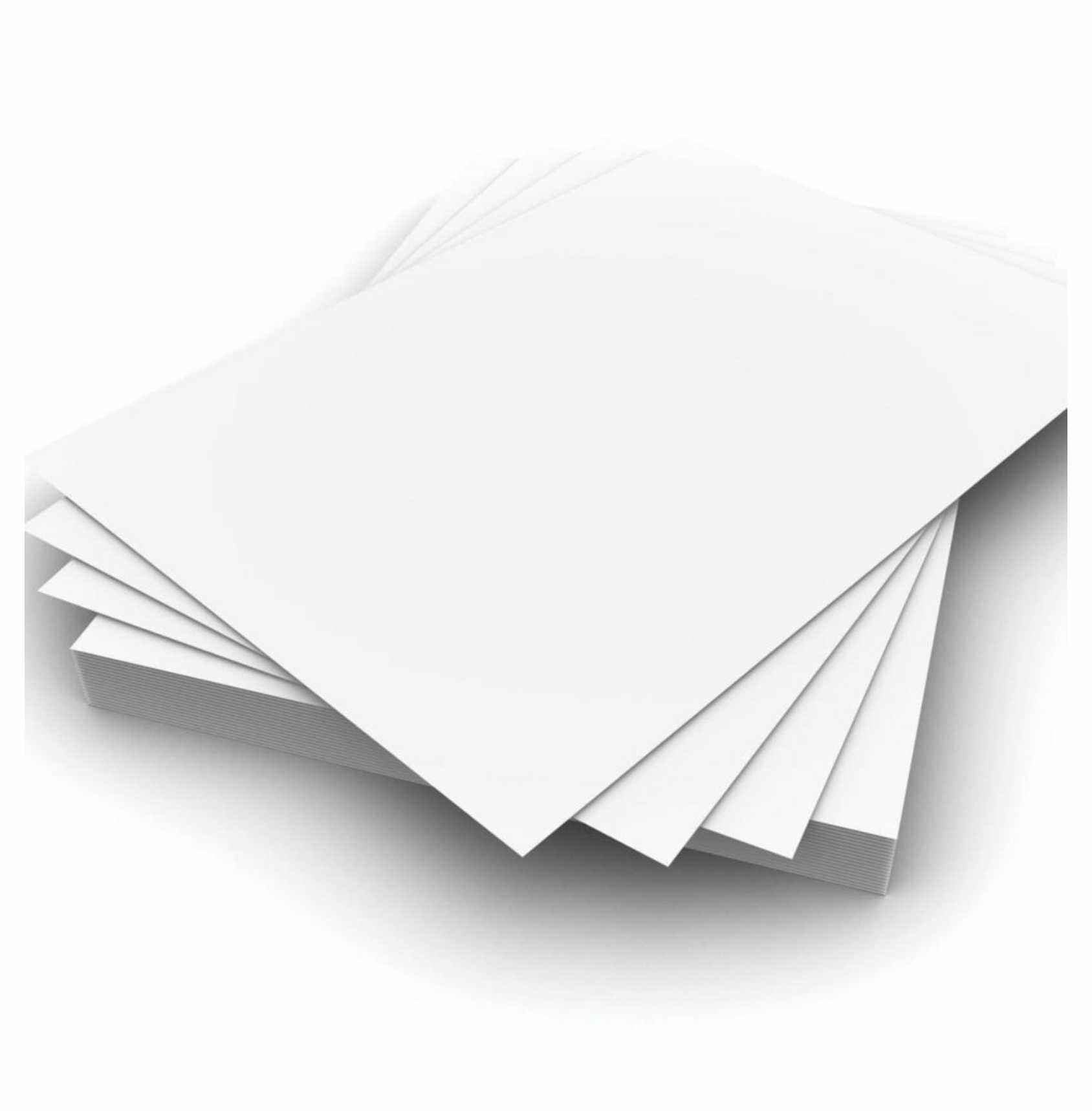 50 × 70 cm Glossy Cardboard Paper (C2S Coated) | Ivory White, Glossy ...